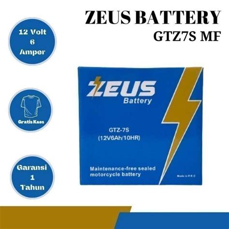 Promo Aki Motor Honda Vario Zeus Gtz S High Spec Accu Kering Aki Gel Mf Diskon Di Seller