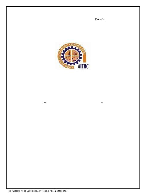 Ai Virtual Mouse Using Hand Gestures Pdf Artificial Intelligence