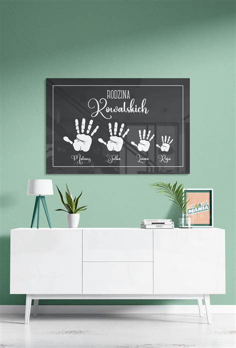 Personalizowany Obraz Na Metalu Imiona Naszej Rodziny Obrazomania Pl