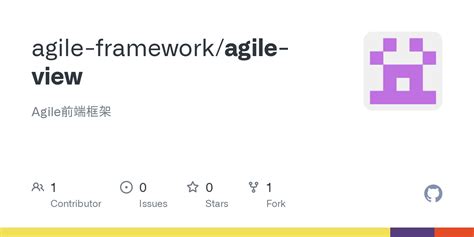 Github Agile Framework Agile View Agile