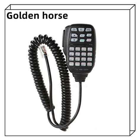 Hm 133v Handheld Numpad Speaker Ptt Mic Microphone For Icom Id 800h Id