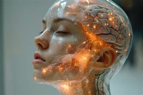 Premium Photo The Girl S Face Is Covered With Strands Of An