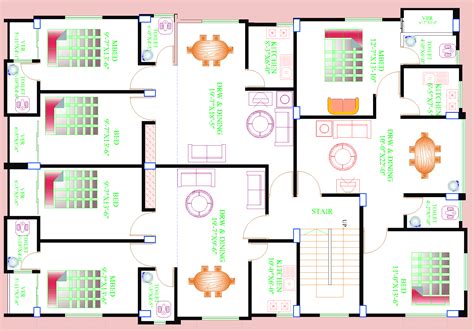 3 Storey Apartment Floor Plan