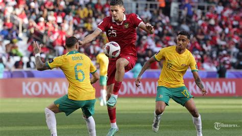 Statistik Timnas Indonesia Vs Australia Di Piala Asia Finishing Jadi