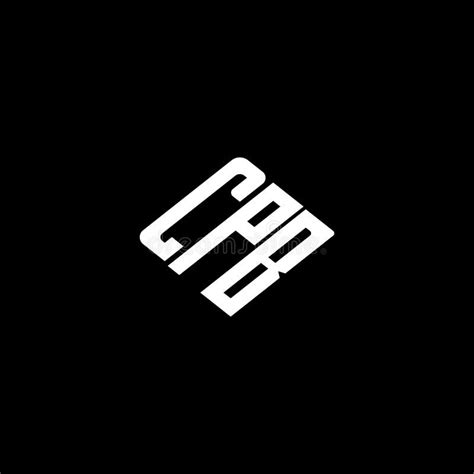 Cpb Letter Logo Design On Black Background Stock Illustration