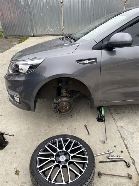 Стойки стабилизатора. — KIA Rio (3G), 1,6 л, 2016 года | расходники ...
