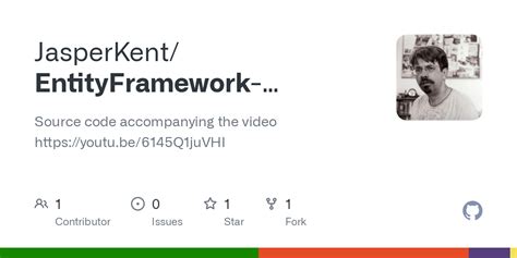 GitHub JasperKent EntityFramework Models Vs Entities Source Code Accompanying The Video Https