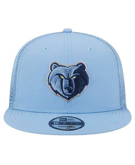 New Era Mens Light Blue Memphis Grizzlies Evergreen Meshback 9fifty