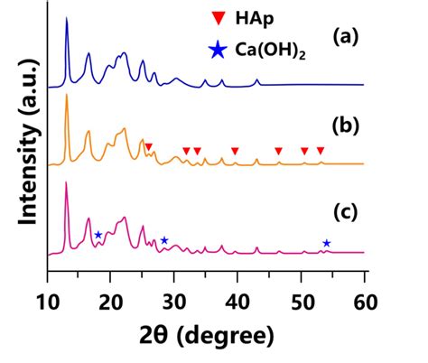 X Ray Diffraction Patterns Of A Pha B Pha Hap 6 Wt And C Download Scientific Diagram