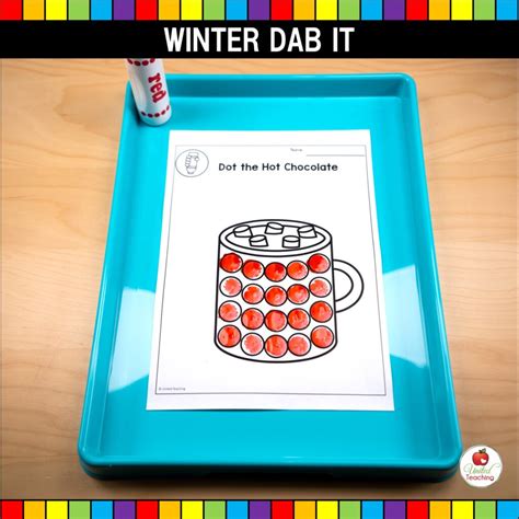 Winter Dab It Worksheets United Teaching