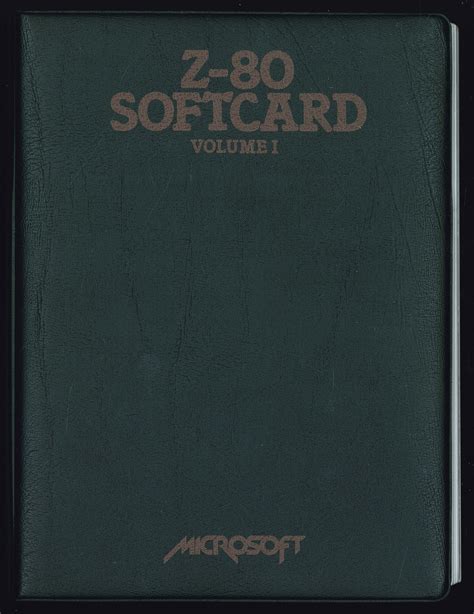 Microsoft Z 80 SoftCard Manual Draft Yesterbits