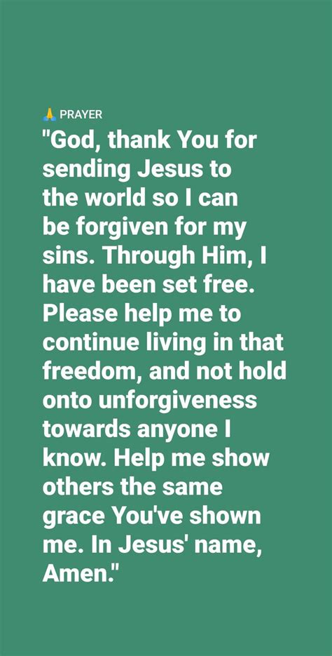 Prayer For God Thank You For Sending Jesus