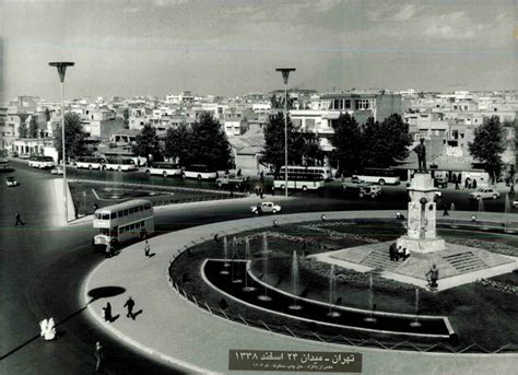 تهران قدیم این عکس از میدان انقلاب برای ۶۸ سال قبل است خبرآنلاین