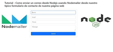 Tutorial Como Enviar Un Correo Desde Nodejs Usando Nodemailer Desde