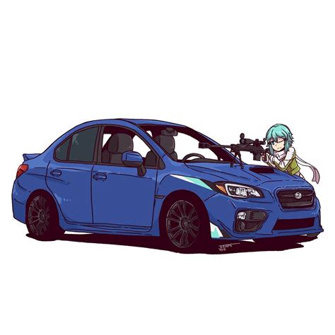 Jestami Sinon Subaru Brand Sword Art Online Commentary English Commentary 1girl Against