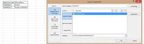 Solved Excel Hyperlink To Open Part In Creo View Express PTC Community