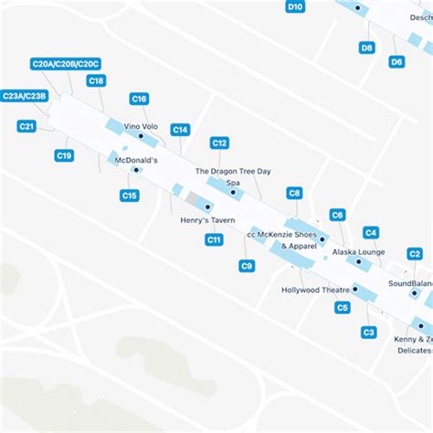 Portland Airport Concourse C Map And Guide