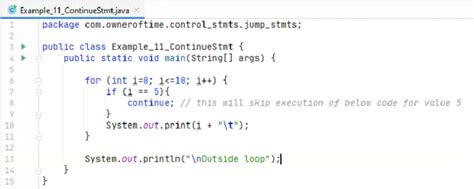 Break Statement In Java Continue Statement Knowledge2life