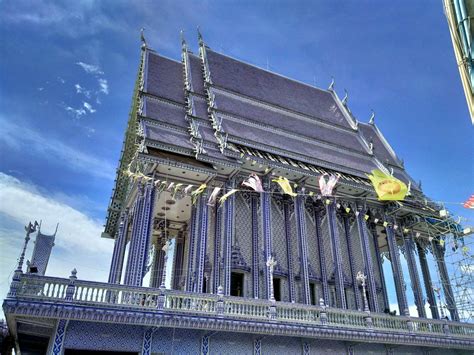 รูป วัดปากน้ำแขมหนู โบสถ์สีน้ำเงิน