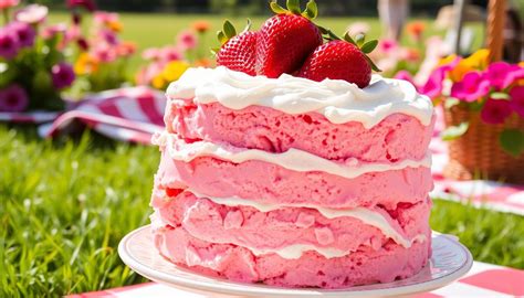 Easy To Make Strawberry Ice Cream Cake