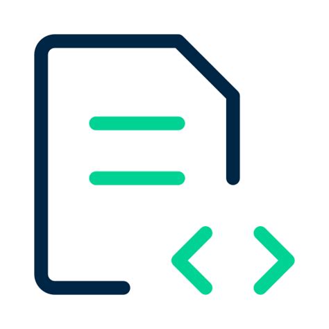 Code Generic Outline Color Icon Code Generic Outline Color Icon
