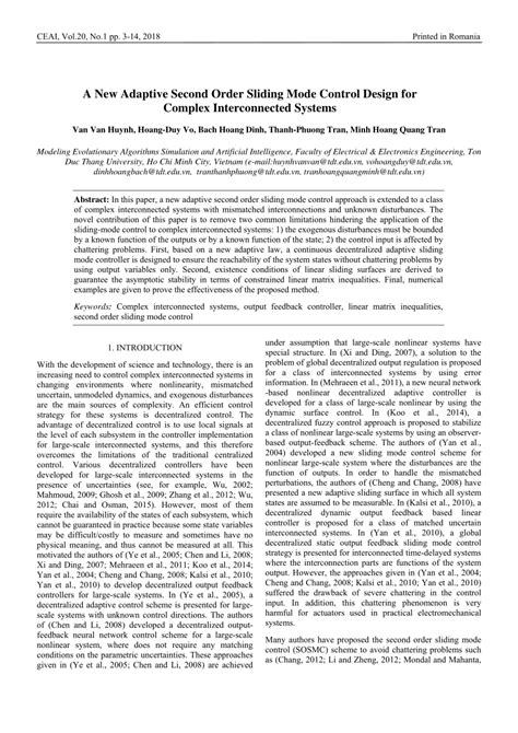 pdf a new adaptive second order sliding mode control design for