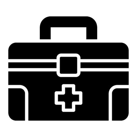 Premium Vector First Aid Kit Vector Icon Design Illustration