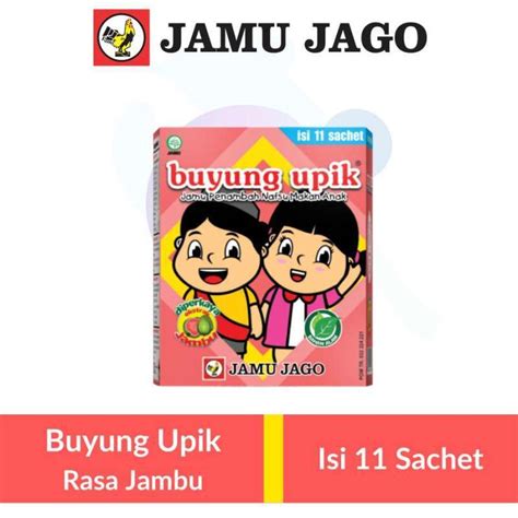 Jual Buyung Upik Jamu Jago Rasa Jambu Pack Isi 11 Sachet Di Seller Cosmic Health Kalideres