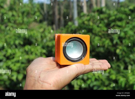 Bluetooth Speaker Held In The Hand Made From 3d Printed Frame 3d