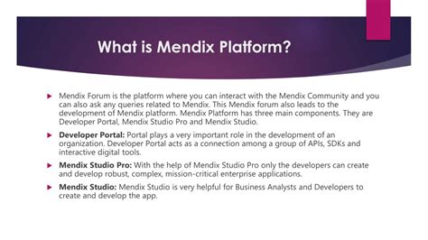 Ppt Mendix Training Mendix Online Training Arit Technologies