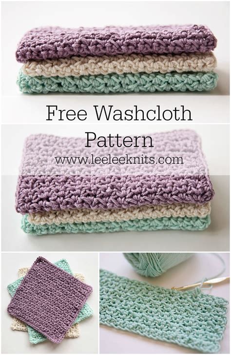 Crochet Washcloth Pattern Artofit