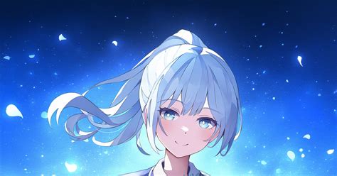 女の子 水髪ちゃんと花束 そーだなののイラスト Pixiv