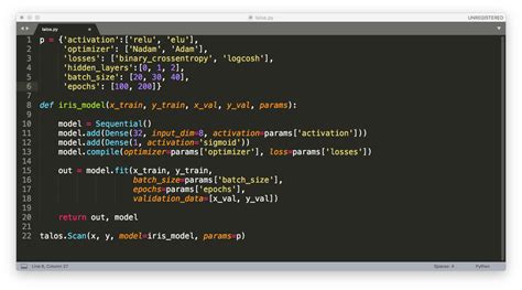 github autonomio talos hyperparameter experiments with tensorflow