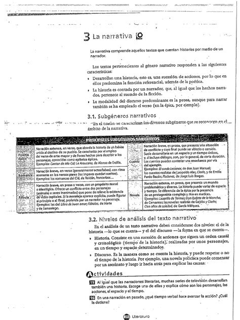 Ampliación Género Narrativo Pdf