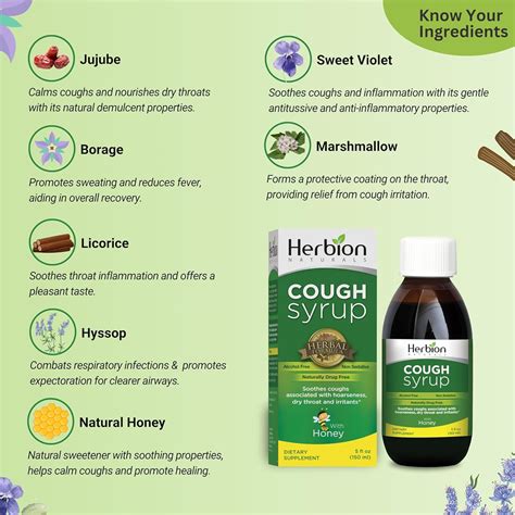 Herbion Naturals Jarabe Para La Tos Con Miel 5 Fl Oz El Jarabe Para La