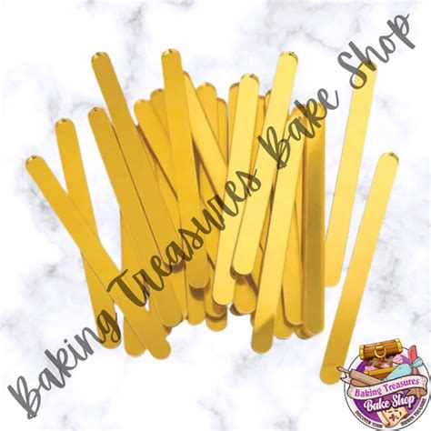 Acrylic Popsicle Sticks Baking Treasures Bake Shop