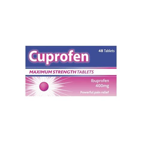 Cuprofen Max Strength 400mg Tablets Well Pharmacy