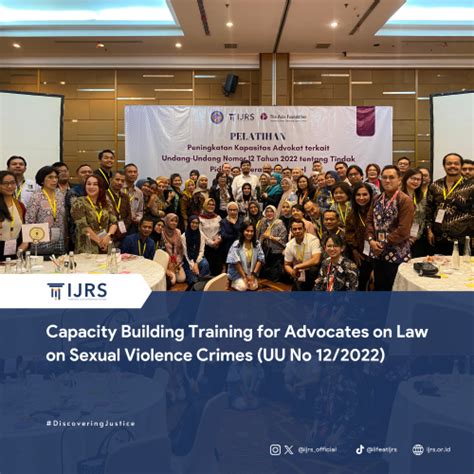 Capacity Building Training For Advocates On Law No 12 Of 2022 On The
