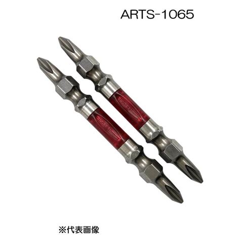 Anex アネックス 龍靭ビット スリムタイプ 2本組 1×65 工具 作業 ネジ締め ドライバー 両頭 Arts 1065