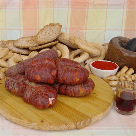 Sopressata Rossa Dolce G 300 350 Circa Circa Sibarizia Vendita Online