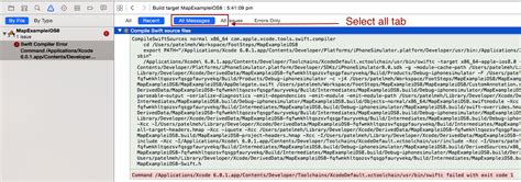 Ios Swift Failed With Exit Code 1 While Compiling In Xcode Possibly