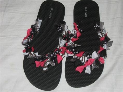 Ribbon Flip Flops Ribbon Flip Flops Diy Flip Flops Flip Flops
