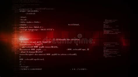 computer code program digital background stock footage video of