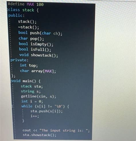 Solved Define Max Class Stack Public Stack Chegg