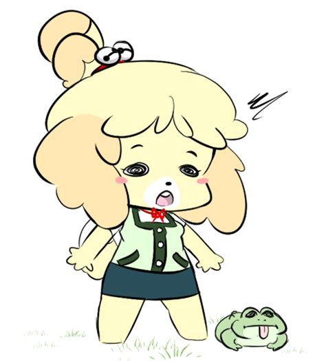 Isabelle And Frog By Vallycuts On Newgrounds