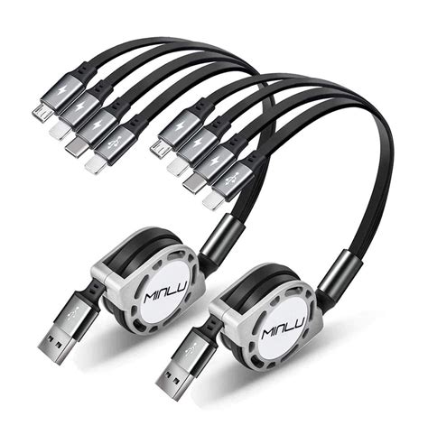 Multi Charging Cable 4 In 1 Retractable Multi Fast Charger Cable 16