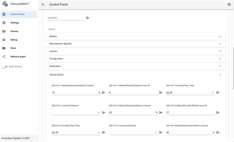 Zwavejs Tconfigparameter And Soundswitch Command Class Z Wave Home Assistant