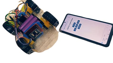 esp32 cam rover web controlled car robot with live video the