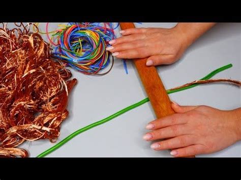 How To Strip Any Wire Quickly And Without Problems TOP LIFE HACKS YouTube Copper Diy