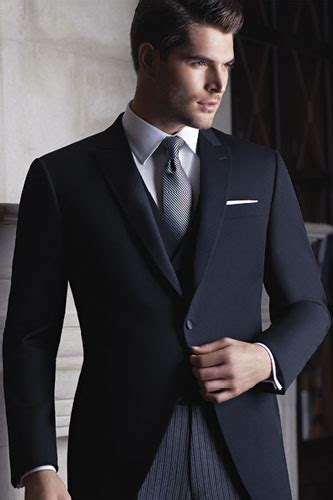 Black Tail Modern Cutaway Tux By Ike Behar Style 375 First Class Clothier